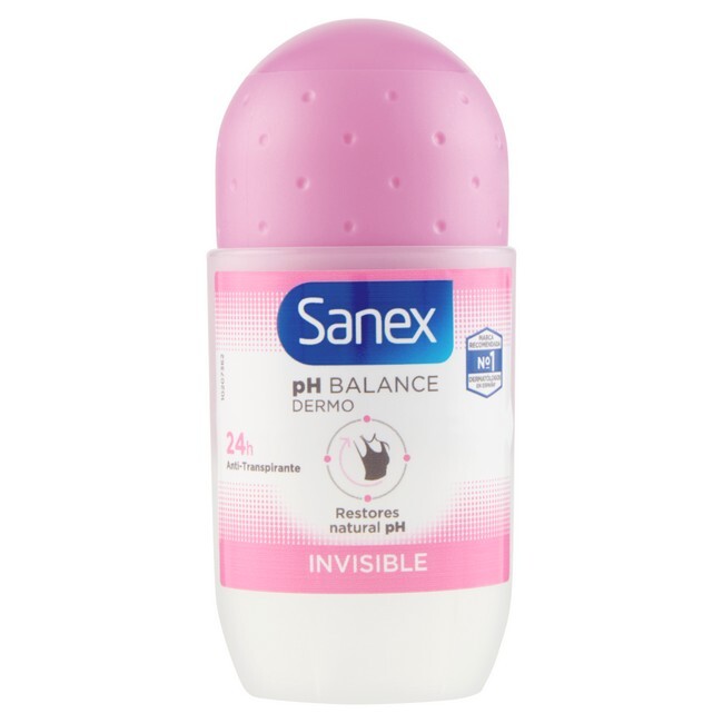 Køb Sanex Dermo Invisible Deo Roll-On 50 ml - BilligParfume.dk