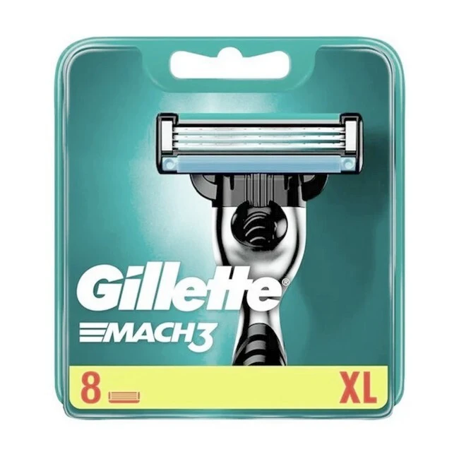 Gillette Mach3 Barberblade XL 8-Pak - BilligParfume.dk